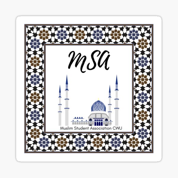 "MSA" Sticker by salamawad00 | Redbubble