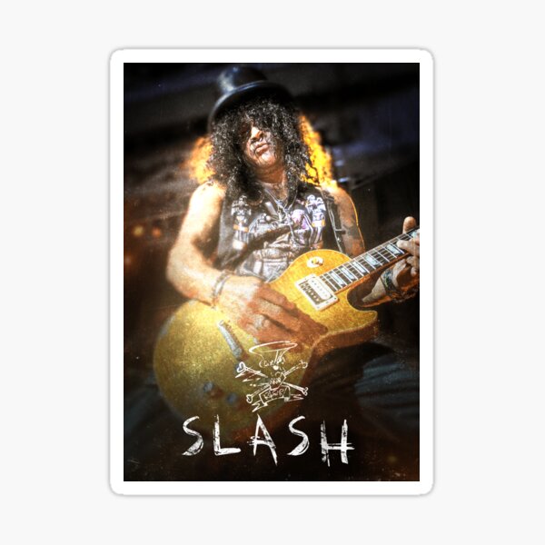 Guitar Slash Stickers | Redbubble