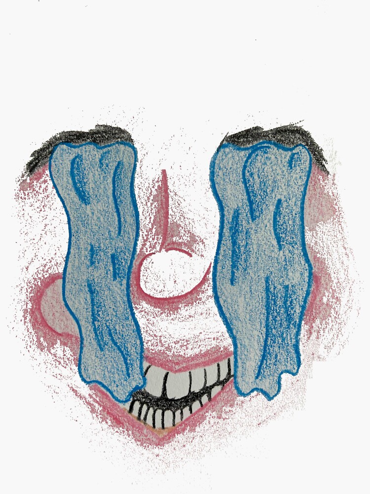 "Tears -Hand Drawn" Sticker by Corbin-Peter | Redbubble