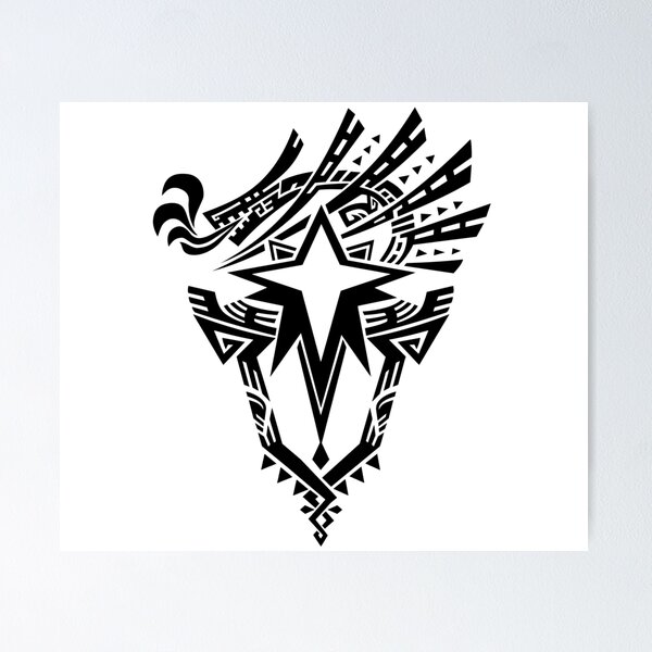 "Monster Hunter World Iceborne - Logo (black)" Poster for Sale by ...