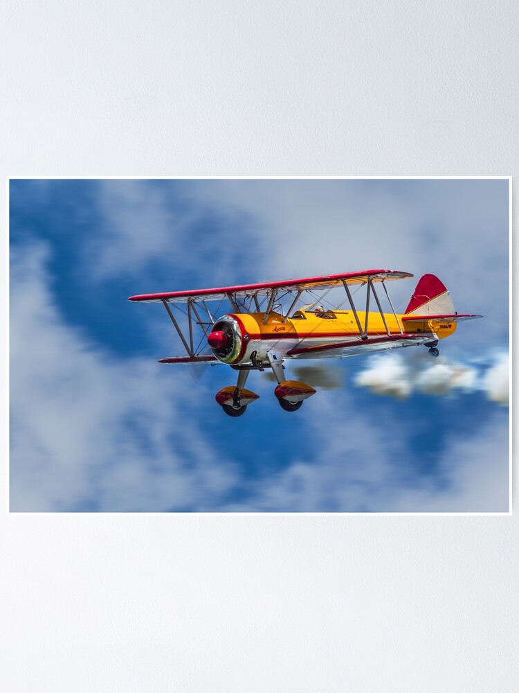 "Stearman Biplane" Poster for Sale by jforno | Redbubble