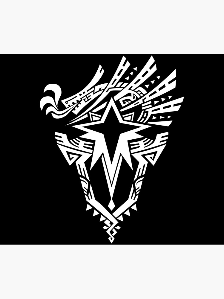 "Monster Hunter World Iceborne - Logo (white)" Poster for Sale by ...