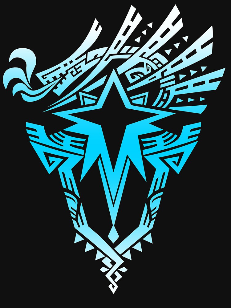 "Monster Hunter World Iceborne - Logo (blue)" T-shirt for Sale by ...