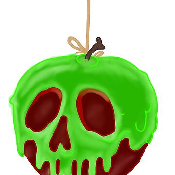 "Evil Apple" Sticker for Sale by hmkeselman | Redbubble