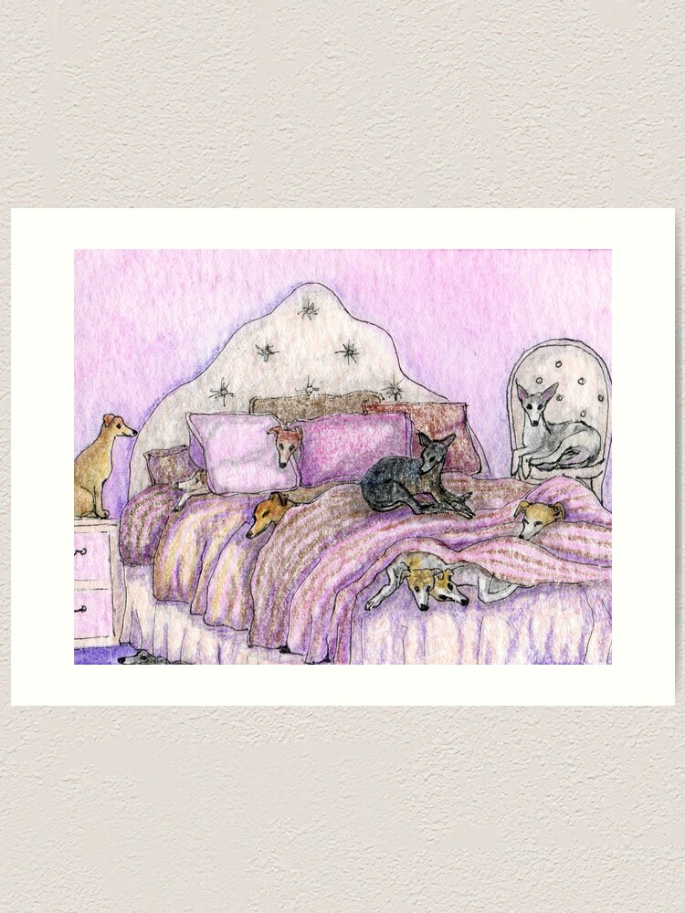"Sleepover" Art Print by SusanAlisonArt | Redbubble