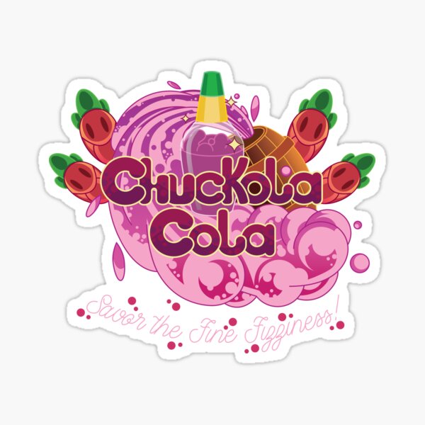 "Chuckola Cola" Sticker by SeanManges | Redbubble