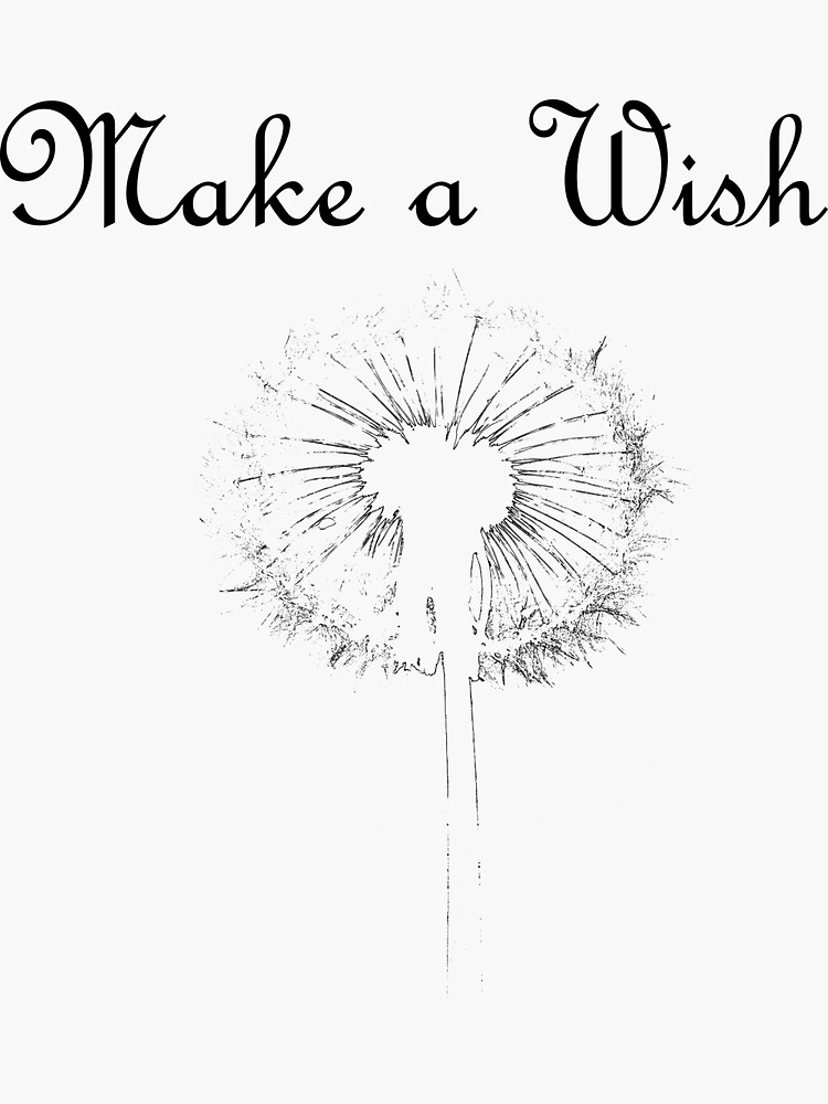 "Make a Wish" Sticker by MysticMoonVibes | Redbubble
