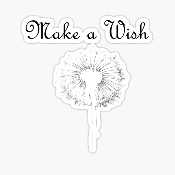 "Make a Wish" Sticker by MysticMoonVibes | Redbubble