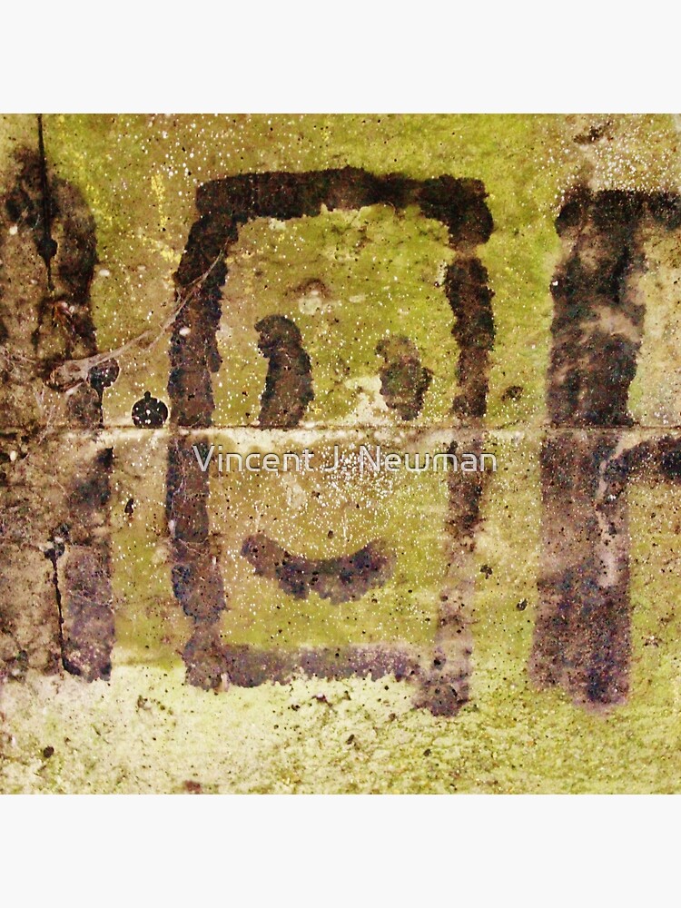 "Concrete Smiley- Street Art" Poster for Sale by VJNewman | Redbubble