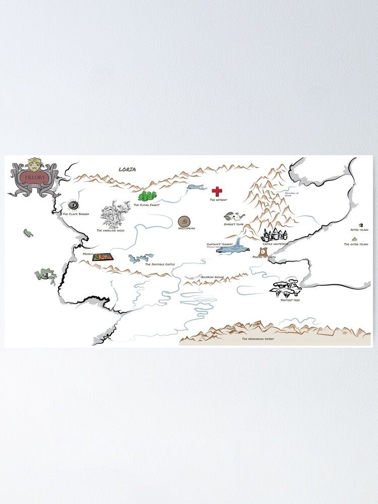 "Fillory Map" Poster for Sale by FillorianQueen | Redbubble
