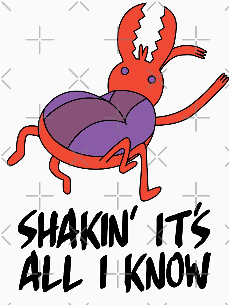 "Adventure Time Dancing Bug" T-shirt for Sale by TheCosmicBeetle ...