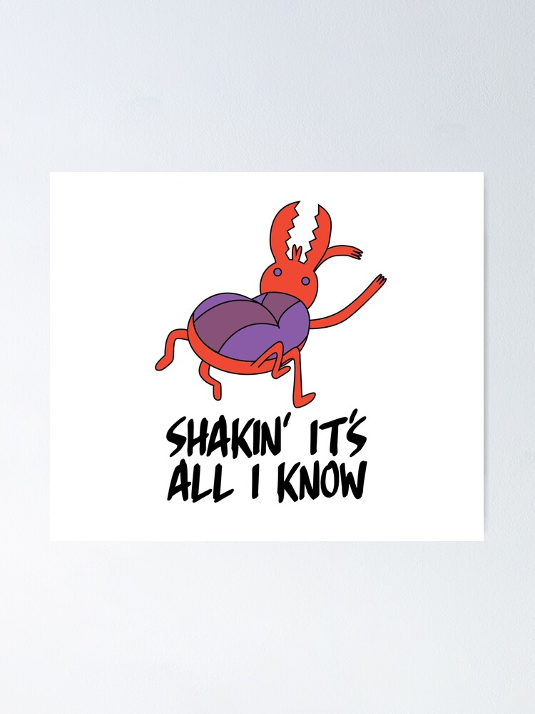 "Adventure Time Dancing Bug" Poster for Sale by TheCosmicBeetle | Redbubble