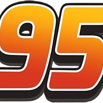 "Lightning McQueen Cars 95 " Sticker for Sale by Oashleym | Redbubble