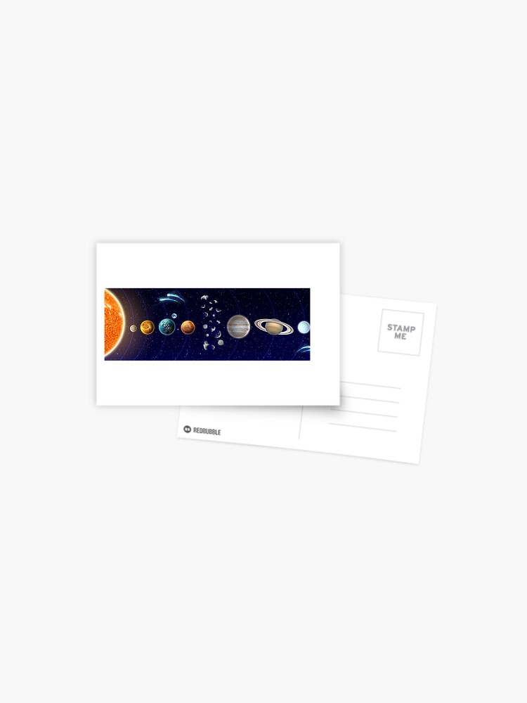 "Solar System" Postcard for Sale by alexrow | Redbubble