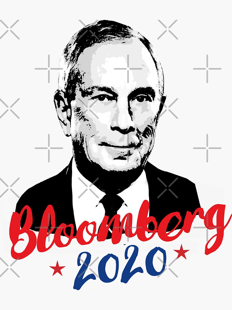 "Bloomberg 2020" Sticker for Sale by popdesigner | Redbubble