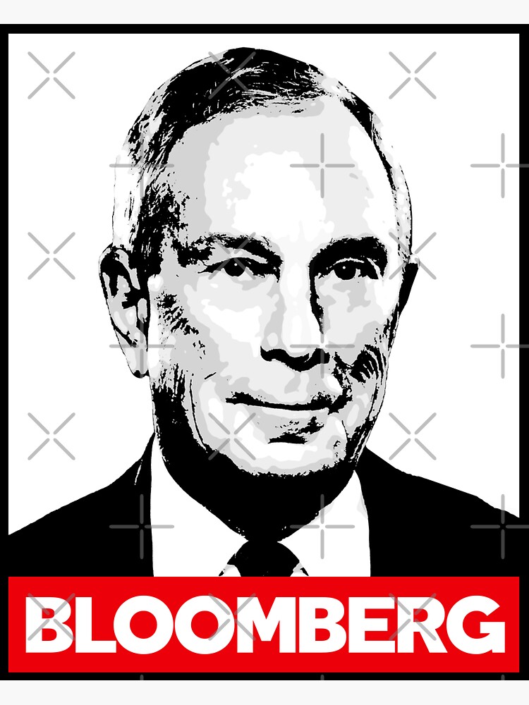 "Bloomberg" Sticker by popdesigner | Redbubble