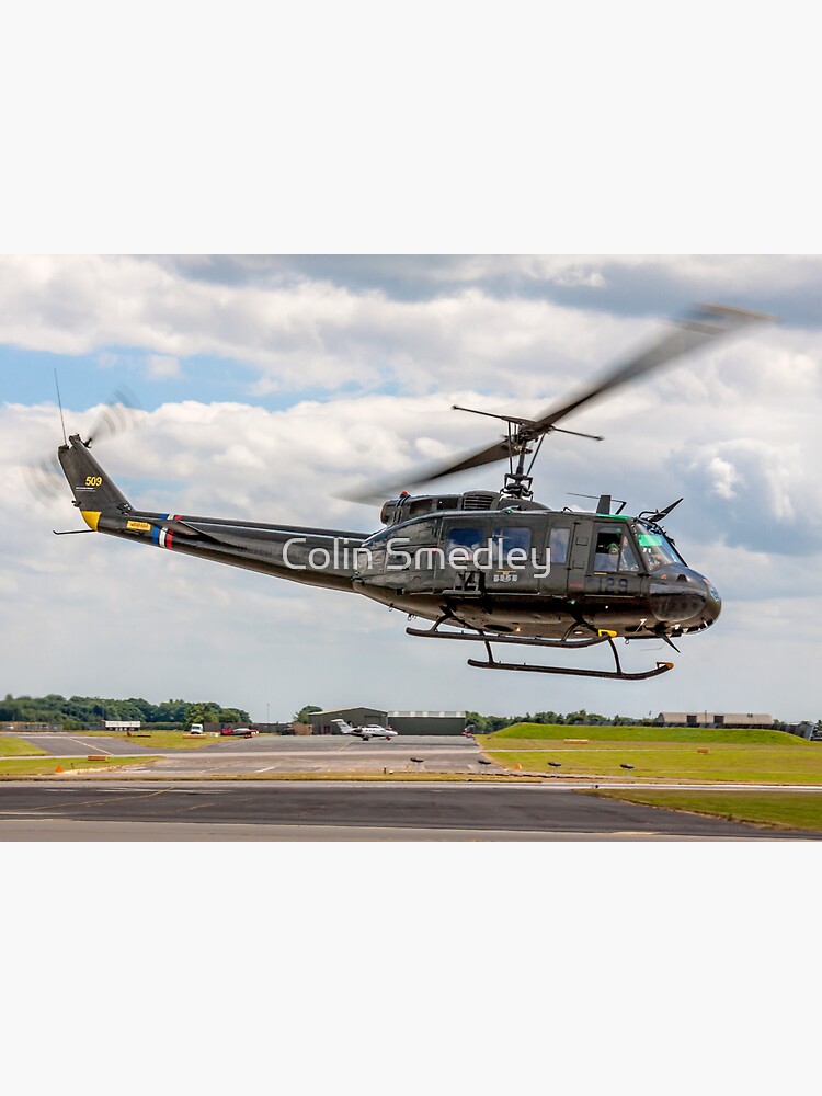 "Bell UH-1H Iroquois 7221509/129 G-UHIH" Sticker by oscar533 | Redbubble