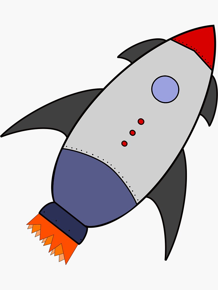 "Space Rocket Ranger" Sticker by mcbridebr | Redbubble