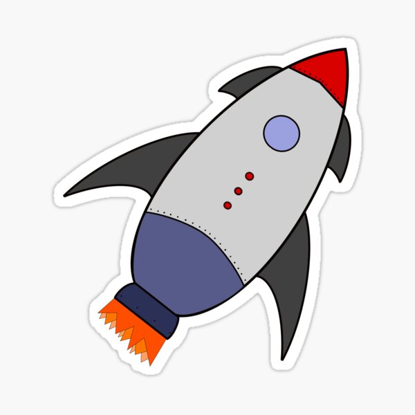 "Space Rocket Ranger" Sticker by mcbridebr | Redbubble