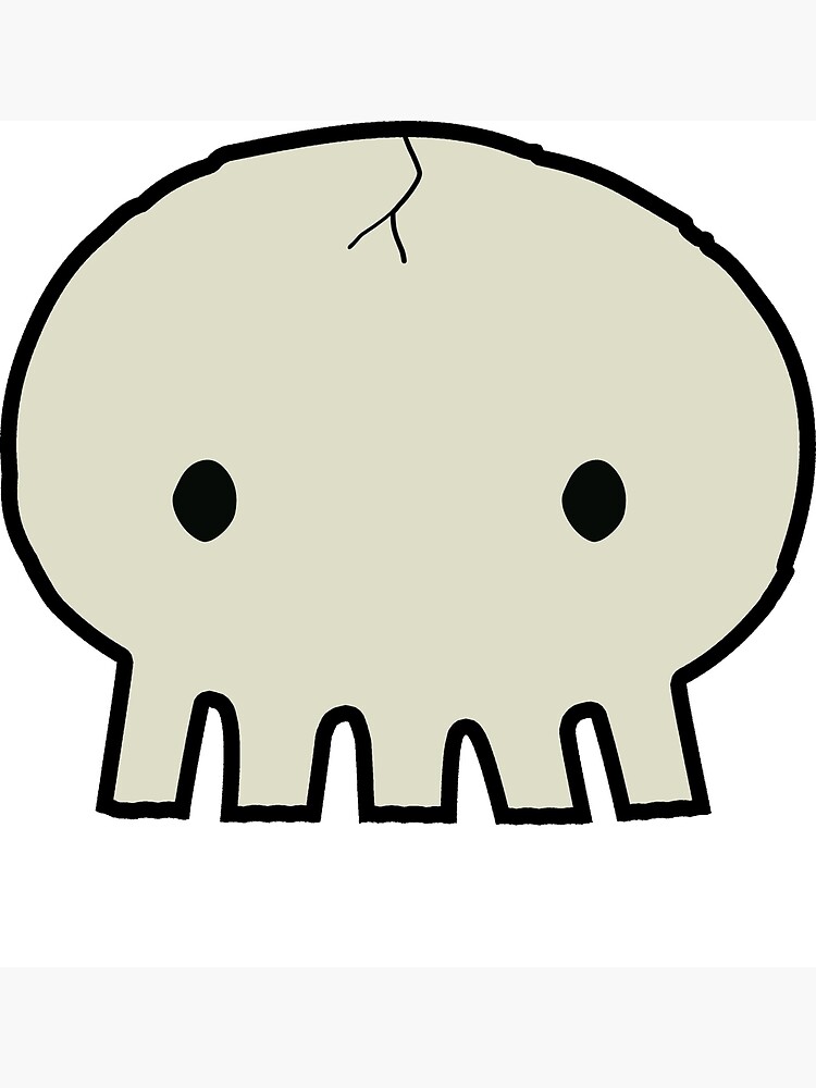 "Chibi Skull" Poster by Grubby25 | Redbubble