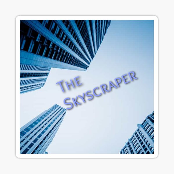"Skyscraper" Sticker by Pareshkumar | Redbubble