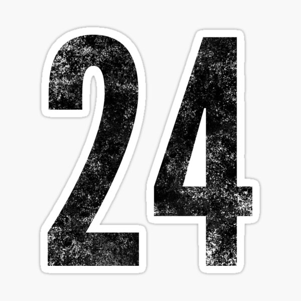 "Twenty Four" Sticker for Sale by WorldEngine | Redbubble