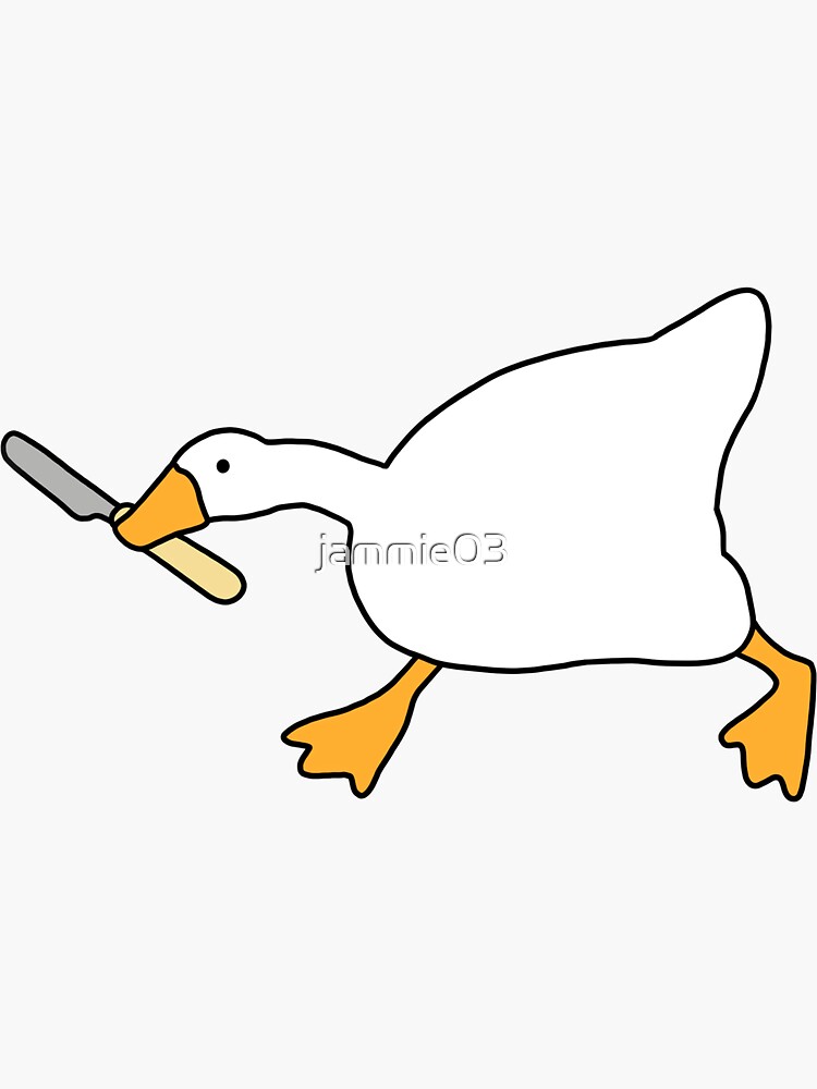 "Untitled goose" Sticker for Sale by jammie03 | Redbubble