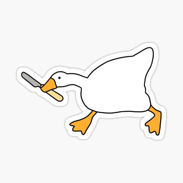 "Untitled goose" Sticker for Sale by jammie03 | Redbubble