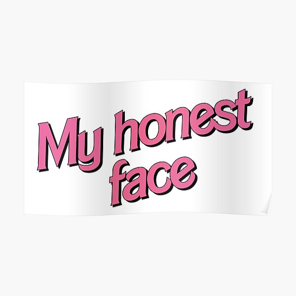 "Inhaler - My honest face" Poster by smileyna | Redbubble