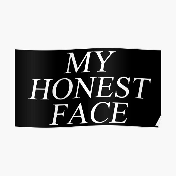 "Inhaler - My honest face 2" Poster for Sale by smileyna | Redbubble