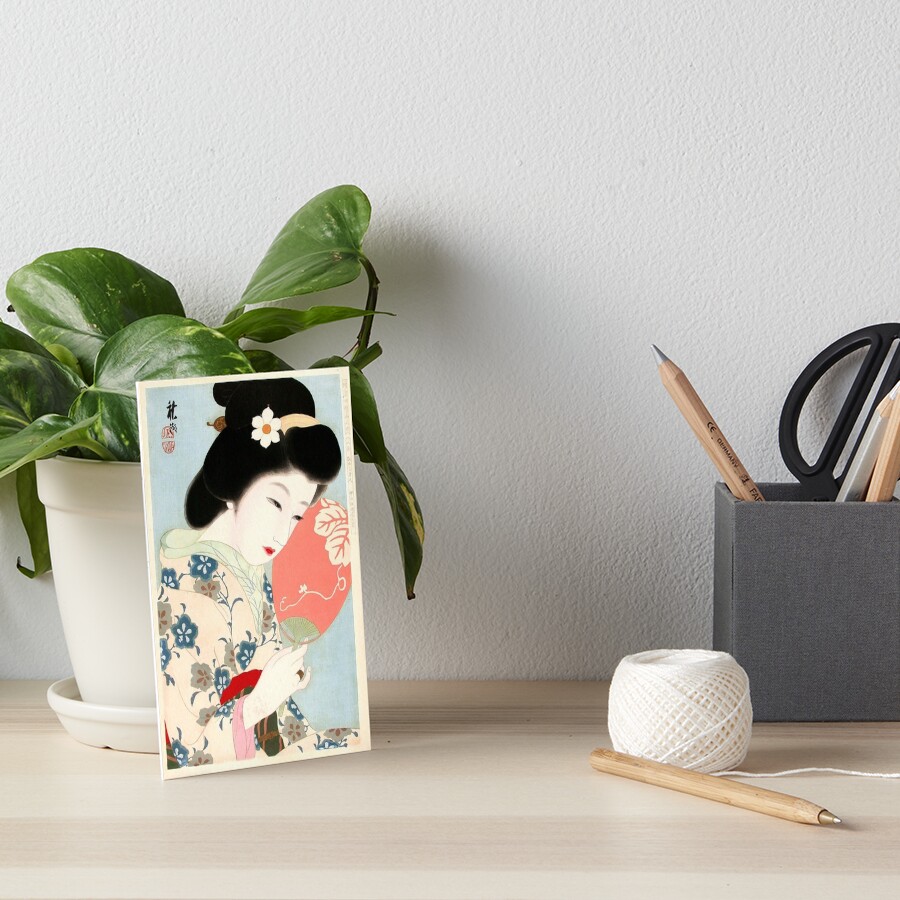 "Japanese Classic Geisha Lady Art " Art Board Print for Sale by RBEnt ...