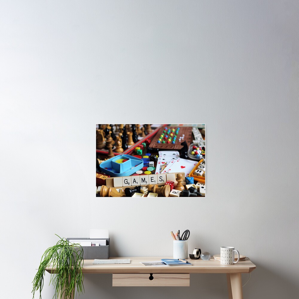 "Traditional Games" Poster by pinkal | Redbubble