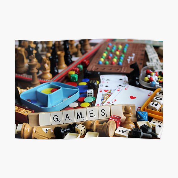 "Traditional Games" Poster for Sale by pinkal | Redbubble