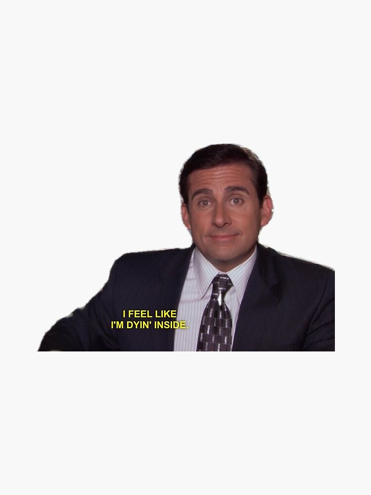 "michael scott meme" Sticker for Sale by maeveh7 | Redbubble