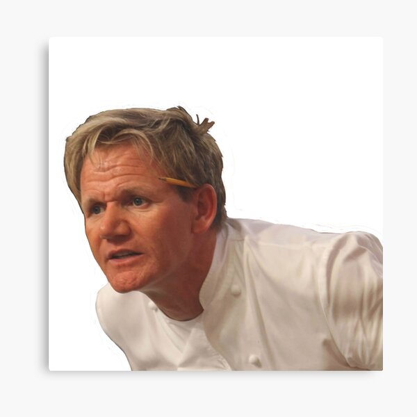 "Angry Gordon Ramsay meme" Canvas Print by tomfewings | Redbubble