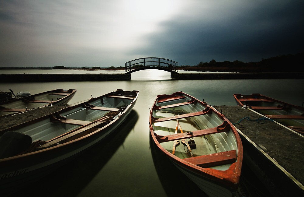 "Luimnagh Pier,Corrandulla, Co. Galway Ireland" by MickBourke | Redbubble