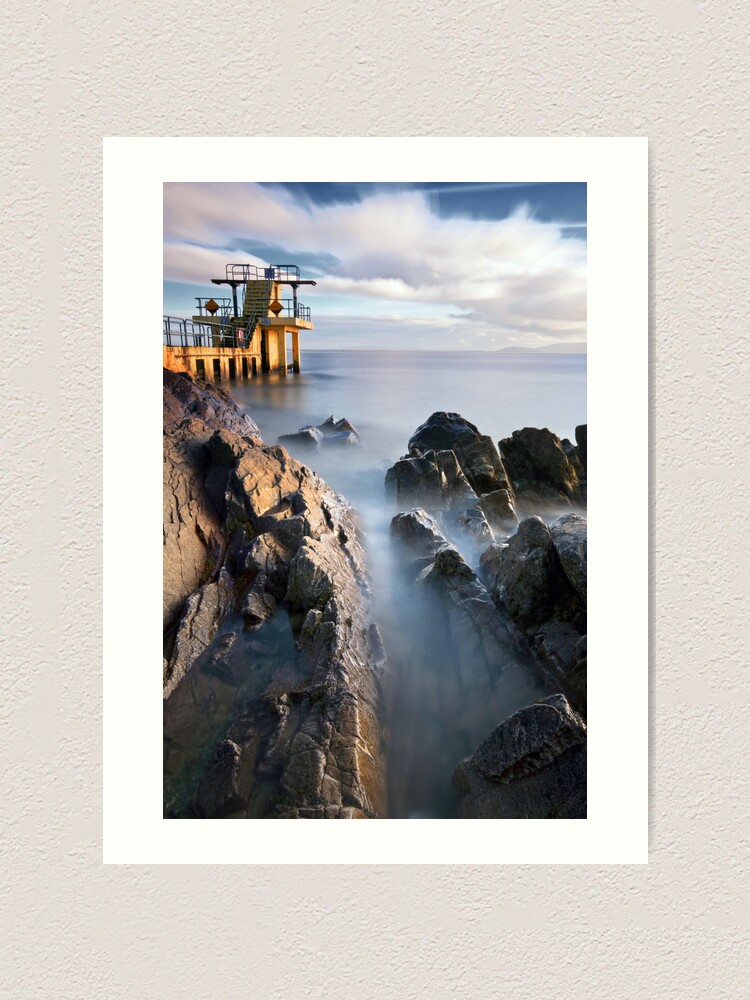 "Blackrock diving tower Salthill Galway Ireland." Art Print for Sale by ...
