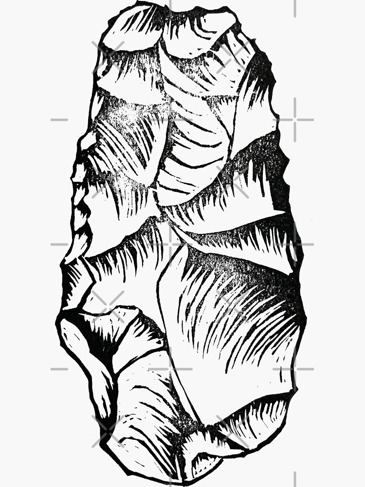 "Stone Tool" Sticker for Sale by Tigerfire42 | Redbubble