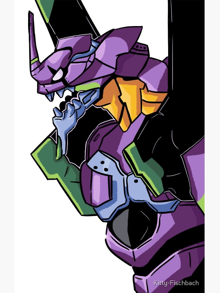 "EVA 01- Color" Poster by Kitty-Fischbach | Redbubble