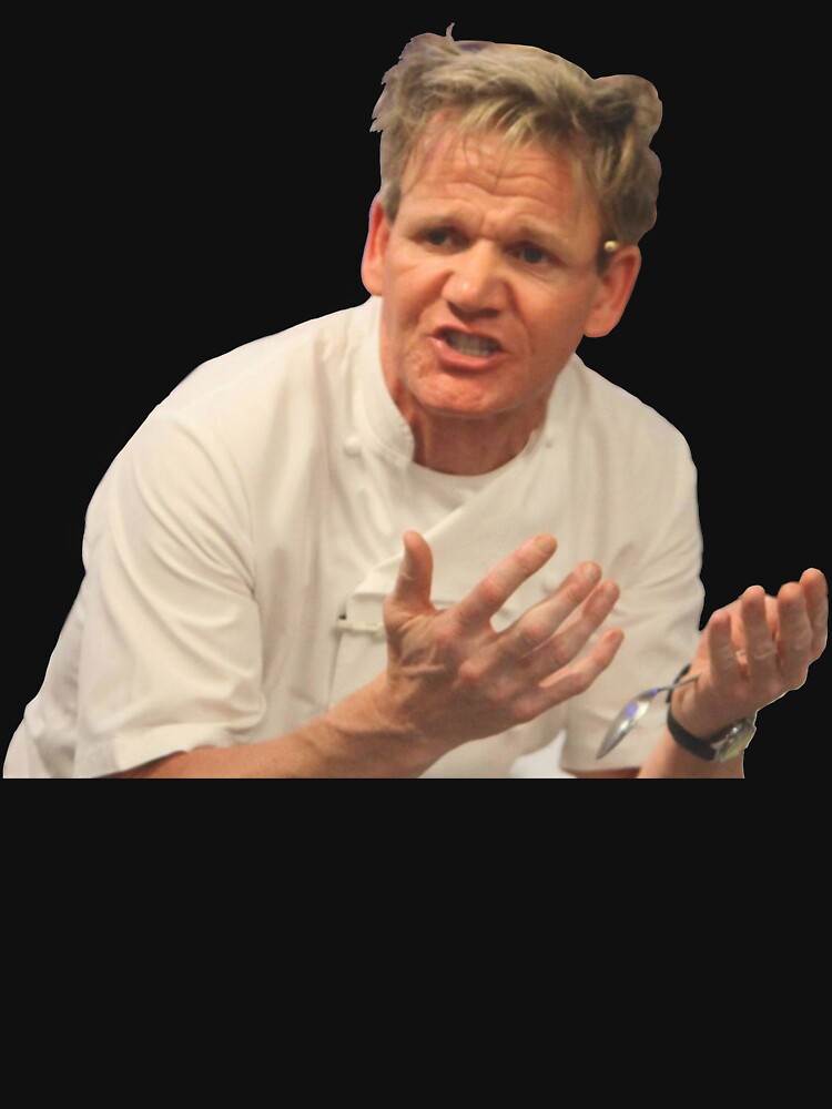 "Gordon Ramsay" T-shirt for Sale by tomfewings | Redbubble | gordon ...