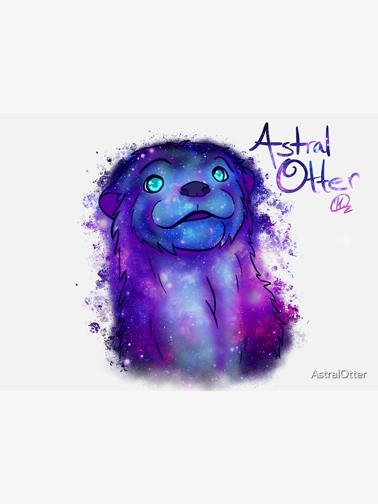 "Astral Otter" Sticker for Sale by AstralOtter | Redbubble