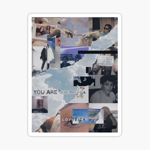 "VSCO MOOD BOARD" Sticker for Sale by katrinadevries | Redbubble