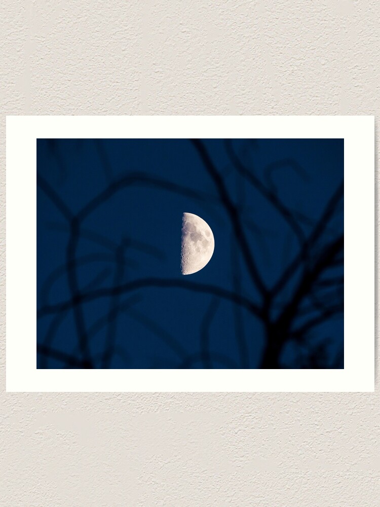 "First Quarter Moon" Art Print for Sale by HectorCantres | Redbubble