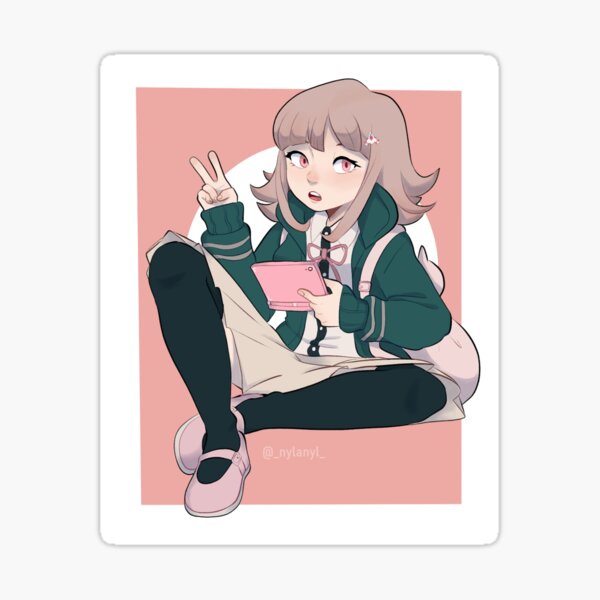 "Chiaki Nanami" Sticker for Sale by Nylanyl | Redbubble