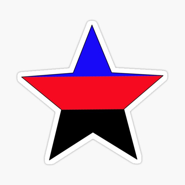 "Polyamorous Flag Star Art" Sticker for Sale by FanGirl397 | Redbubble