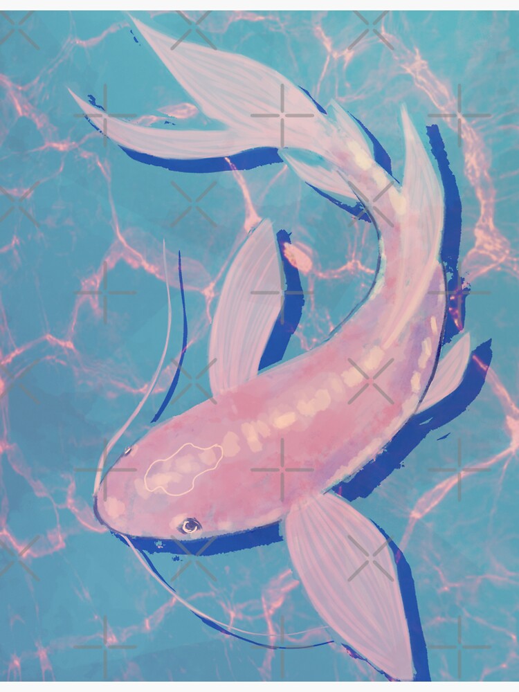 "Pastel koi fish" Sticker by mrs-chief | Redbubble
