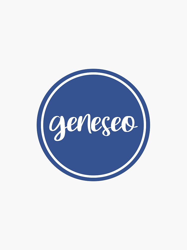 "Geneseo" Sticker by troymatthew | Redbubble
