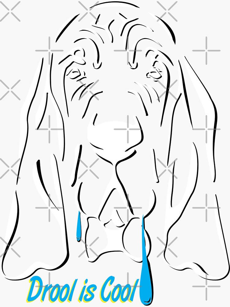 "Drool is Cool!" Sticker by grafixsoldier | Redbubble