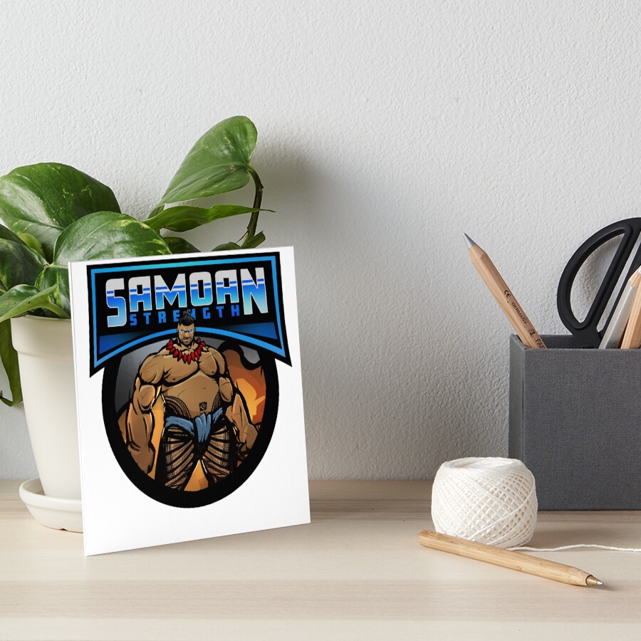 "SAMOAN STRENGTH" Art Board Print for Sale by lincolnmoa | Redbubble