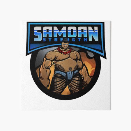 "SAMOAN STRENGTH" Art Board Print for Sale by lincolnmoa | Redbubble